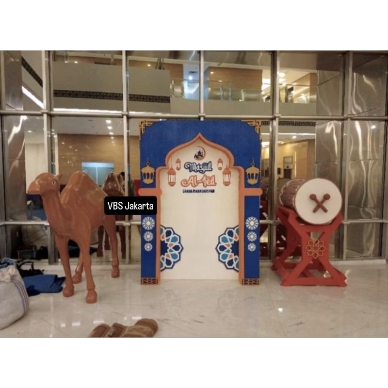 Jual STANDING DEKORASI PANGGUNG RAMADHAN 3D 4D UNTA BEDUG BEDUK POHON ...