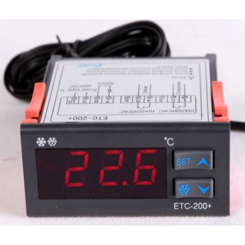 Jual MICROTECH ETC-200+ ( 220V ), Thermostat Digital Microcomputer Temperature Controller ...