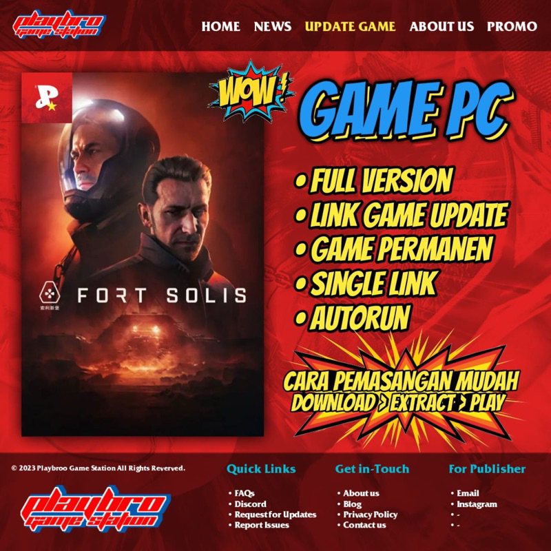 Jual Fort Solis - Game PC/Laptop (Download to Play Bro!) | Shopee Indonesia