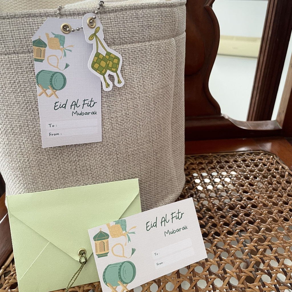 Jual (1 PACK = 6 SET) Hang Tag Ramadhan/ Hiasan Hampers Lebaran ...