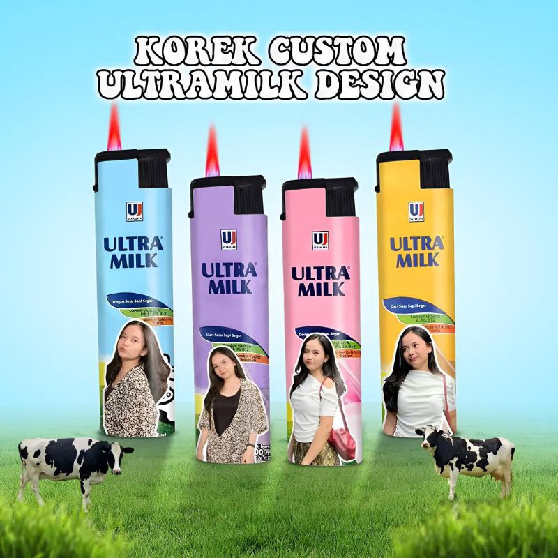 Jual KOREK API CUSTOM KEREN ULTRA MILK | DENGAN BERAGAM PILIHAN WARNA ...