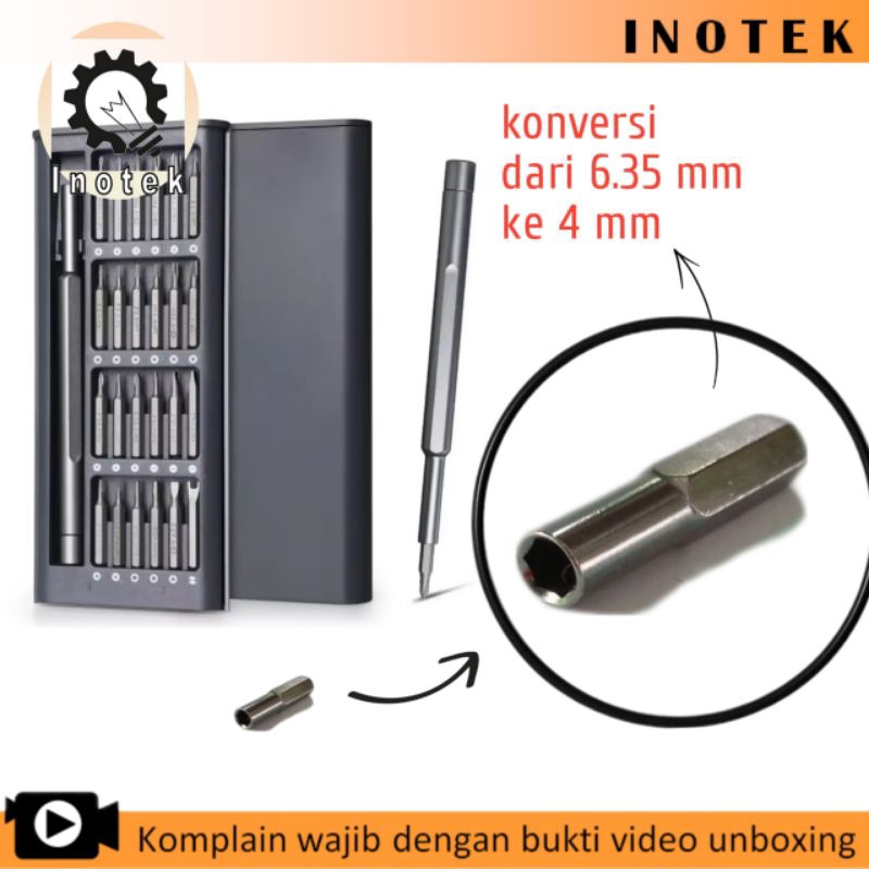 Jual Set mata obeng mini sekrup baut hp smartphone elektronik dengan ...