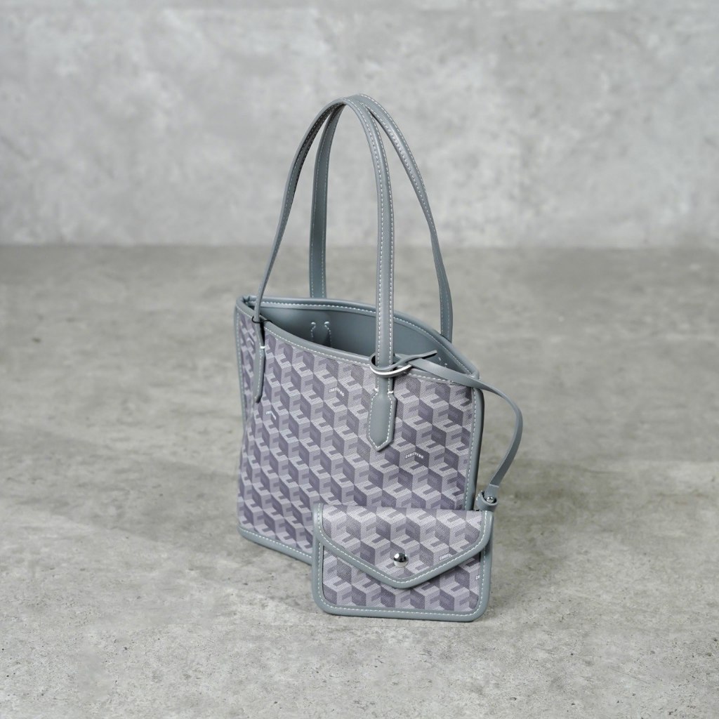 Jual Tas CHRISTY NG MONOGRAM PATTERN GREY TOTE BAG MINI 100% ORIGINAL ...