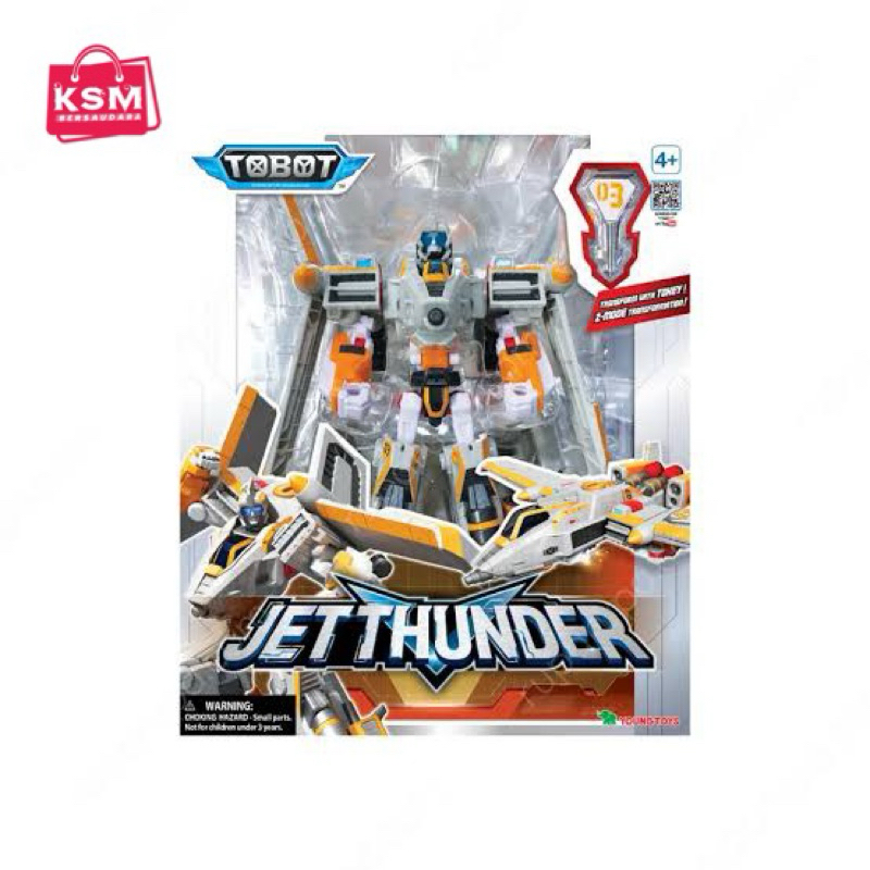 Jual SALE TOBOT JET THUNDER GD ORIGINAL Young Toys robot transforming ...