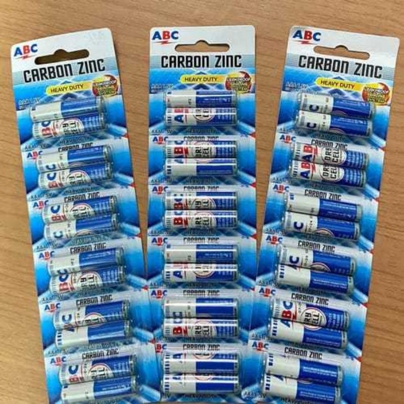 Jual 12 pcs Baterai ABC Biru Kecil AAA (A3) | Baterai Mainan Remot Jam ...