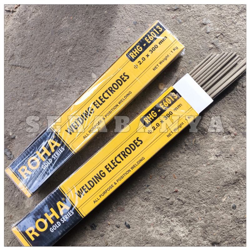 Jual ROHA Kawat Las Ukuran 2mm | Welding Electrodes RHG - E6013 | 1 ...