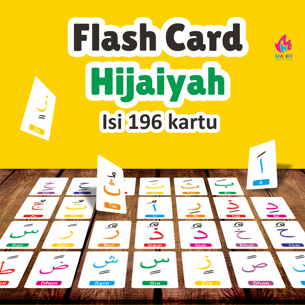 Jual Flash Card Anak Huruf Hijaiyah | Shopee Indonesia