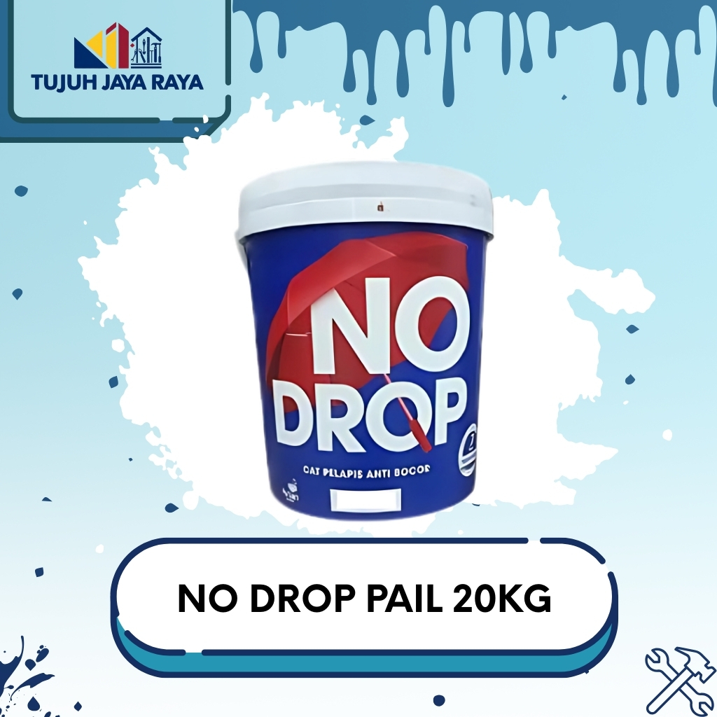 Jual Cat No drop 20kg. cat tembok. cat atap anti bocor.100% Original. warna lengkap | Shopee ...