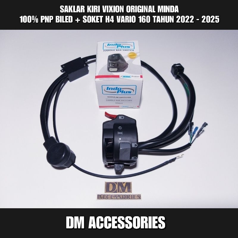 Jual SAKLAR VIXION ORIGINAL MINDA 100% PNP BILED + SOKET H4 VARIO 160 ...