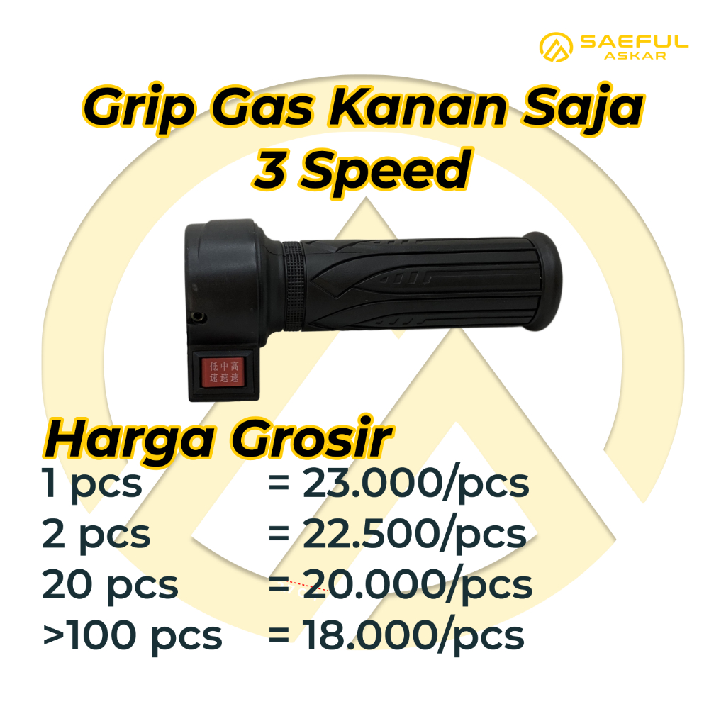Jual [Gas] Grip gas 3 Speed Universal Semua Merk Exotic Uwinfly Selis ...