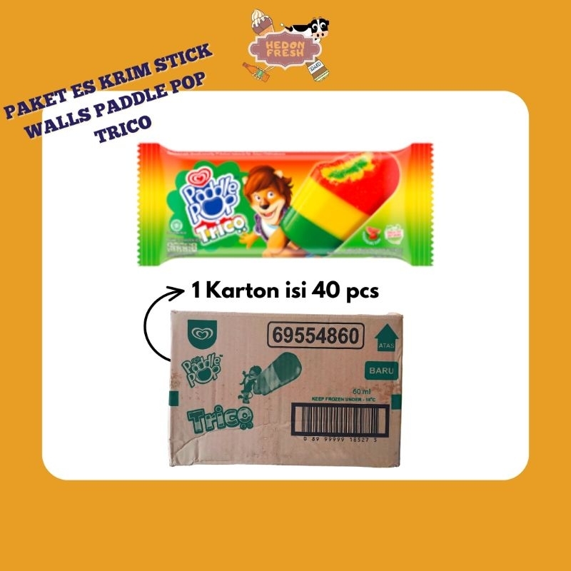 Jual Paket Es Krim Stick Walls Paddle Pop Trico | Shopee Indonesia