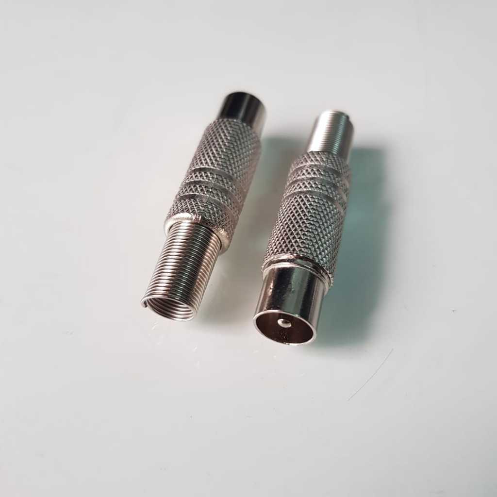 Jual JR 1153 Konektor RG 6 Jack Antena TV 5C Besi Male Jack TV Colokan TV Antena Jek Anten Cowok ...