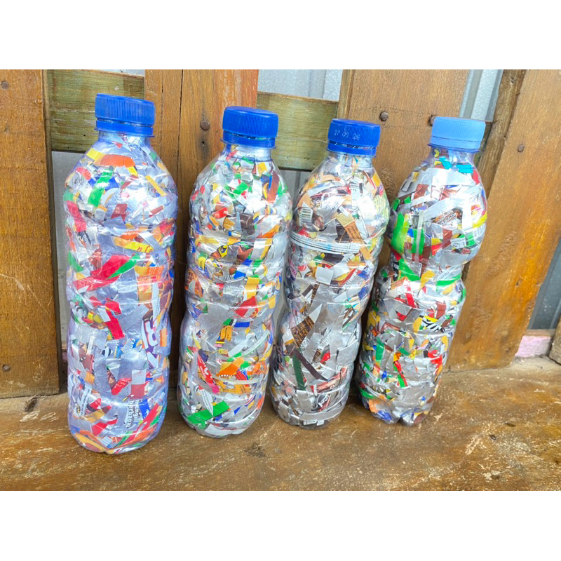 Jual ecobrick botol aqua kemasan 600ml | Shopee Indonesia
