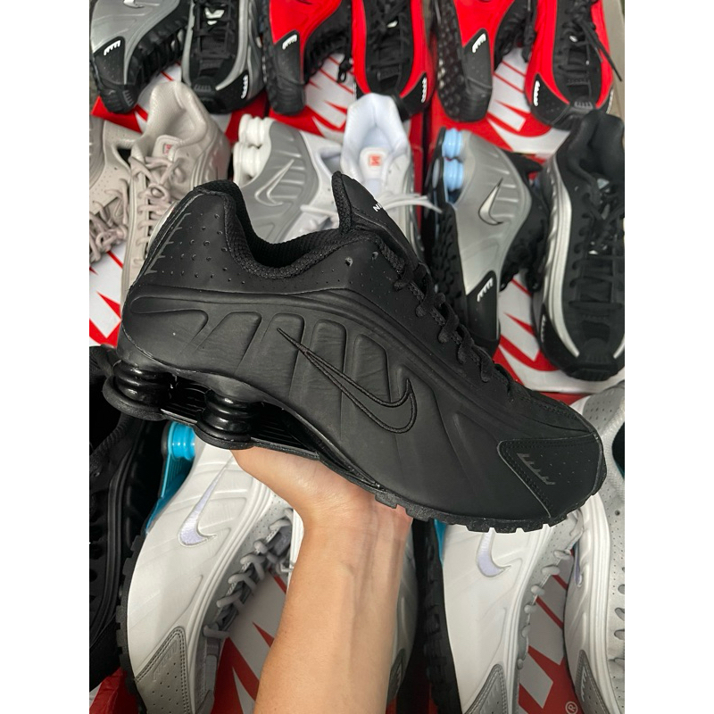 Jual Nike Air Shox R4 Black Black (W) | Shopee Indonesia