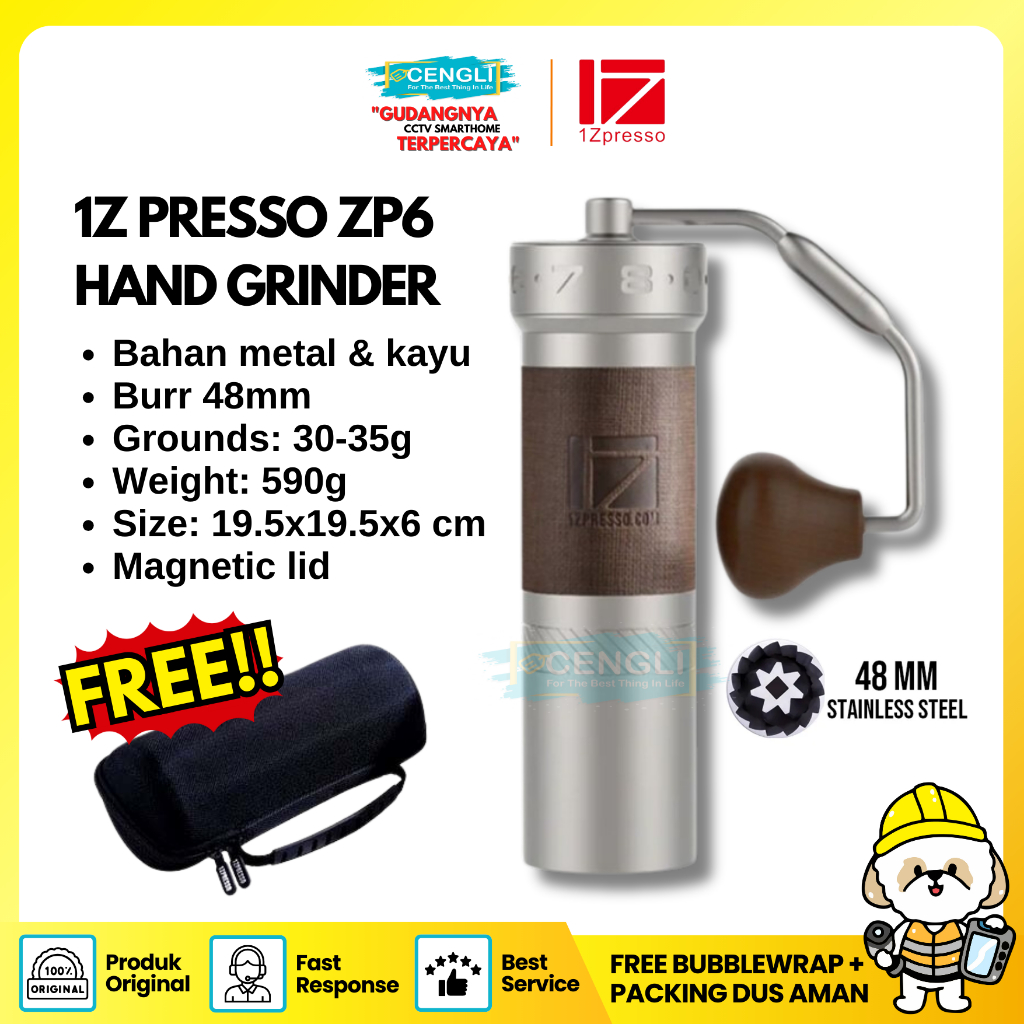 Jual 1Zpresso ZP6 Hand Grinder / Grinder Kopi / Alat Kopi | Shopee ...