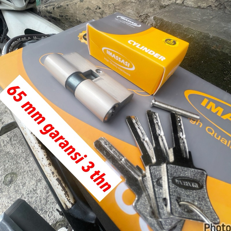 Jual Silinder Kunci Pintu 65 mm double silinder 65 mm SILINDER KUNCI ...