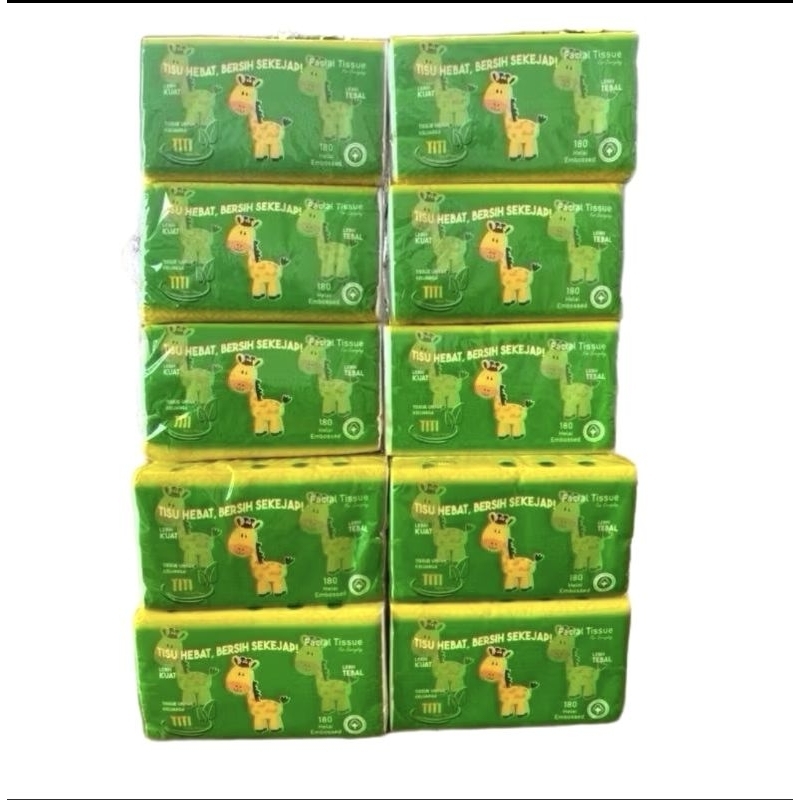 Jual Tissue TITI 180 HELAI PAKET 10 PCS | Shopee Indonesia