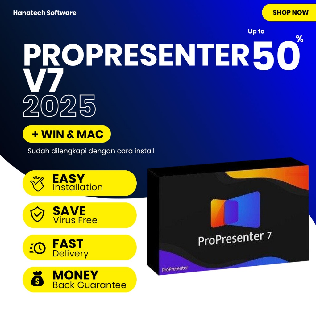 Jual Software Produksi Live Events: ProPresenter 7 [WIN & MAC] | Shopee Indonesia