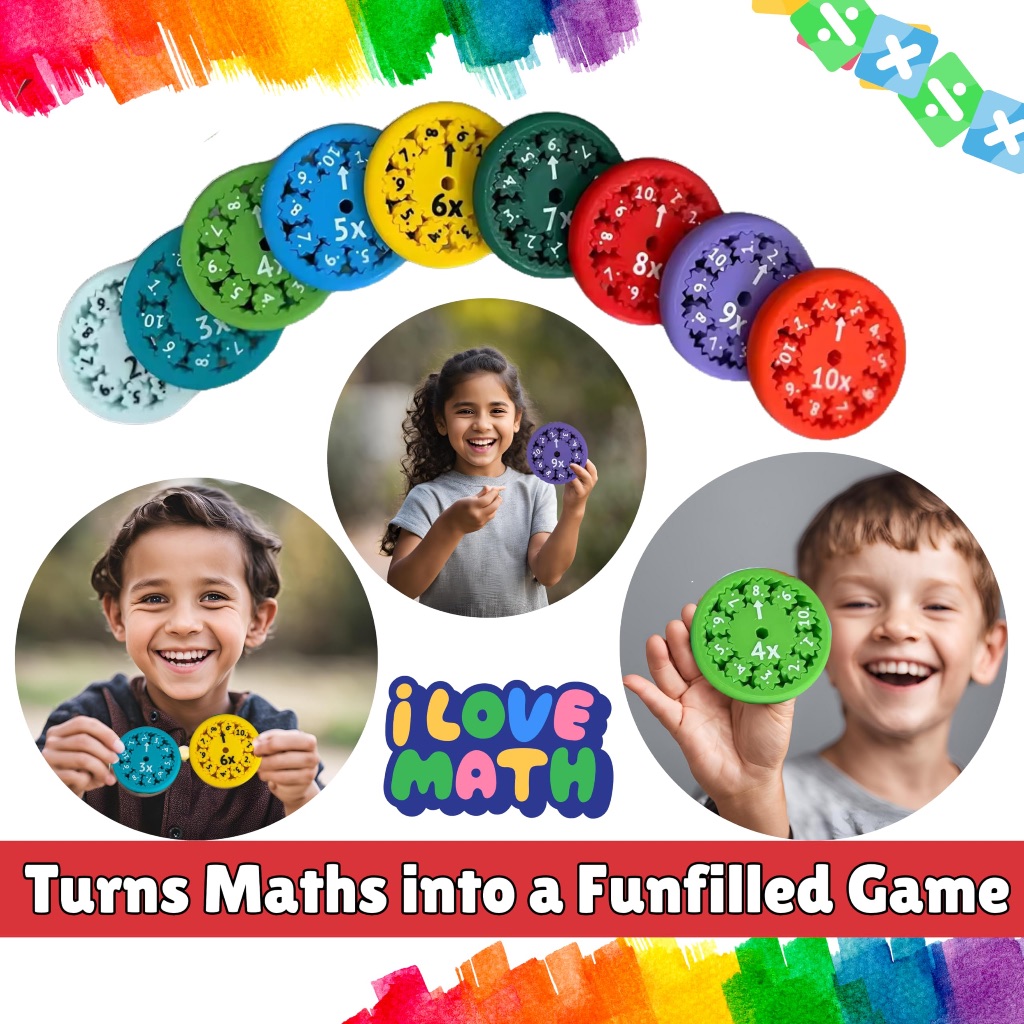 Jual Mainan Edukatif Math Fidget Spinner Untuk Belajar Matematika ...