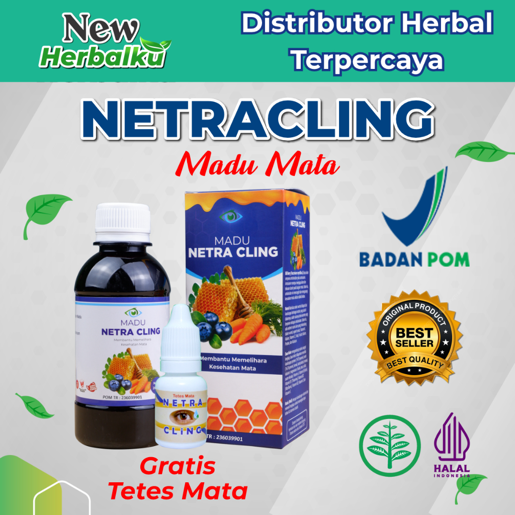 Jual NETRA CLING bonus TETES mata sudah BPOM ORIGINAL 100% asli atasi ...