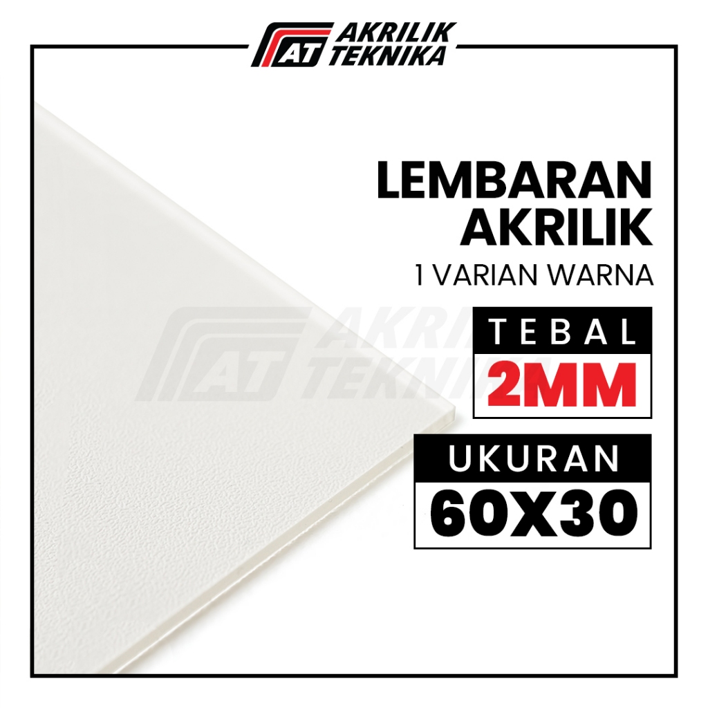 Jual Acrylic Sheet Clear / Lembaran Akrilik Bening - 60x30cm 2mm ...