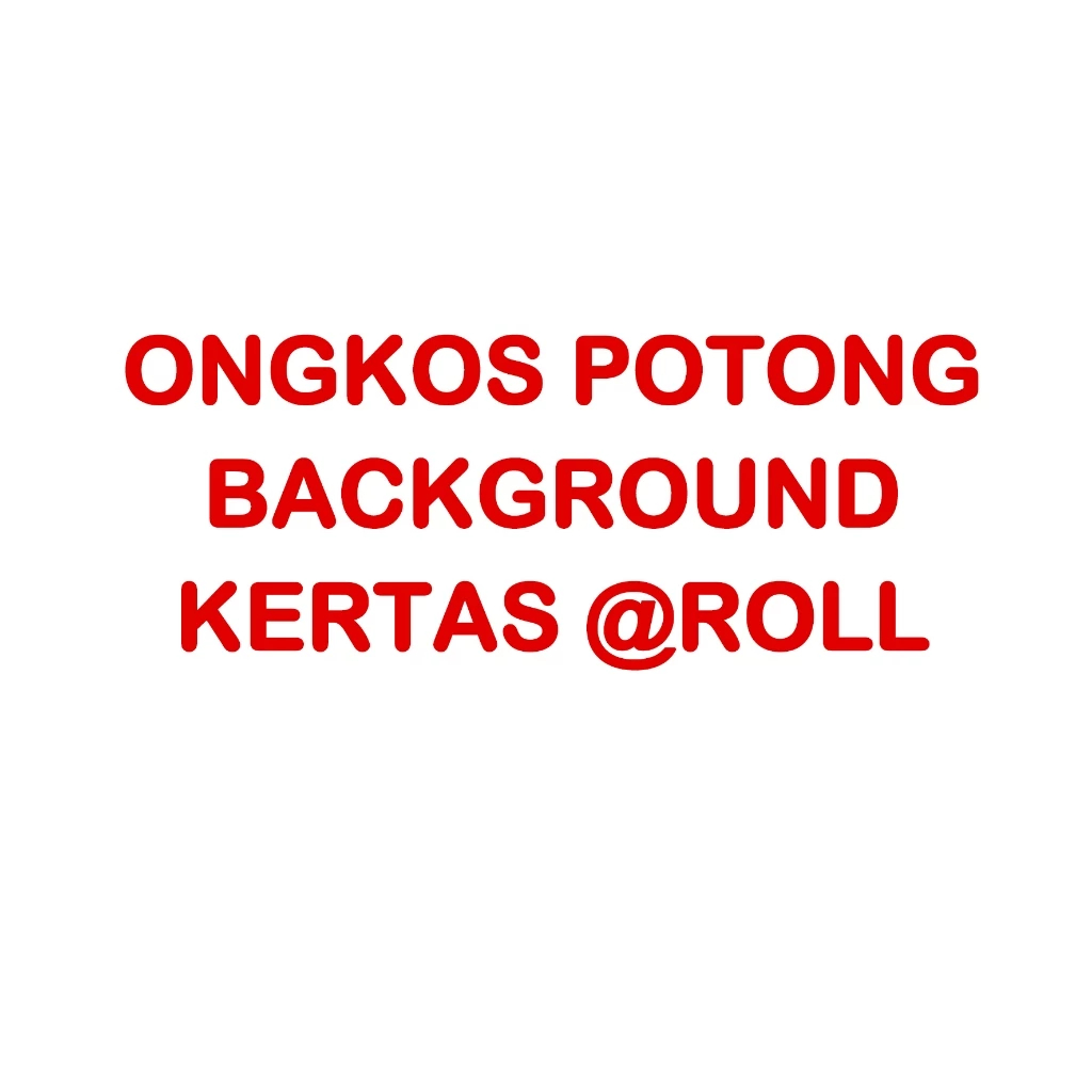 Jual Ongkos Biaya Tambahan Potong Background Sunfor BD Kertas Paper ...