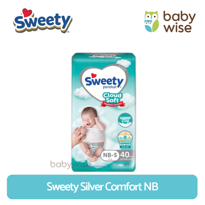Jual Sweety Silver Comfort NB | Popok Perekat Anak Bayi | Shopee Indonesia
