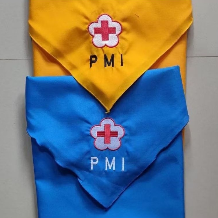 Jual syal pmi / pmr promo syal palang merah indonesia / syal palang ...