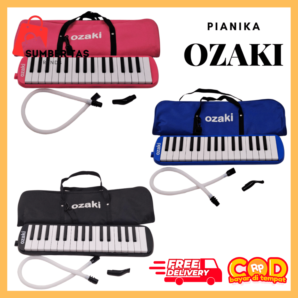 Jual TERMURAH Pianika OZAKI Alat musik tiup PIANICA untuk anak sekolah ...