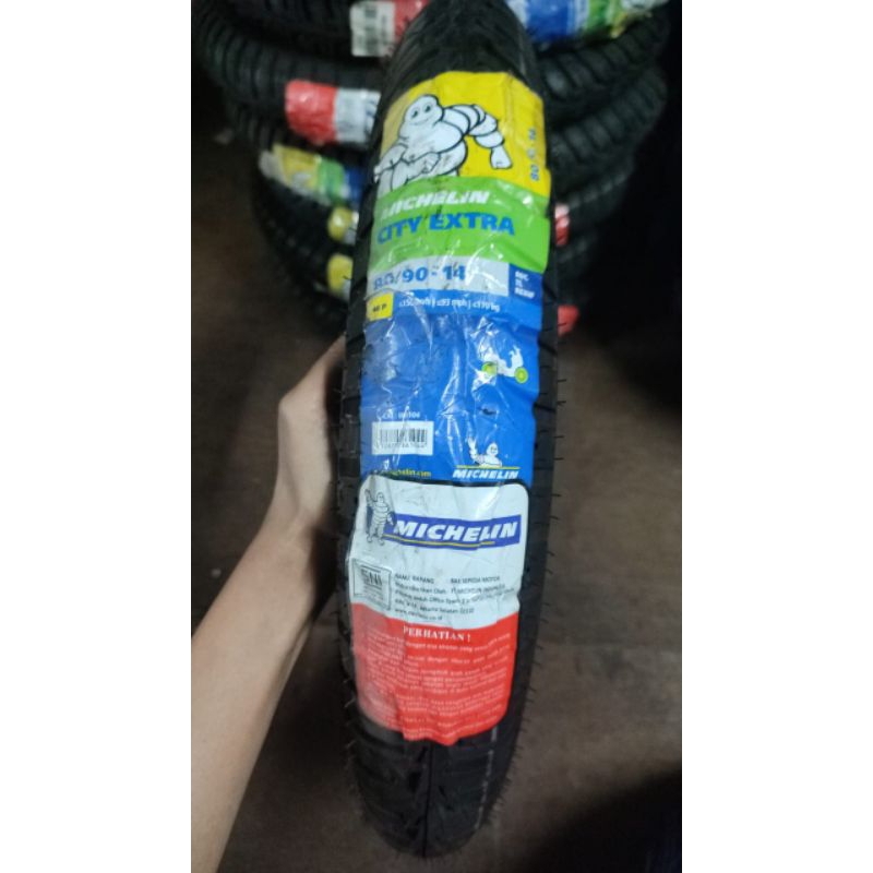 Jual Michelin City Extra Tubeles Ukuran 80/90 - 14 Ban Depan Motor ...