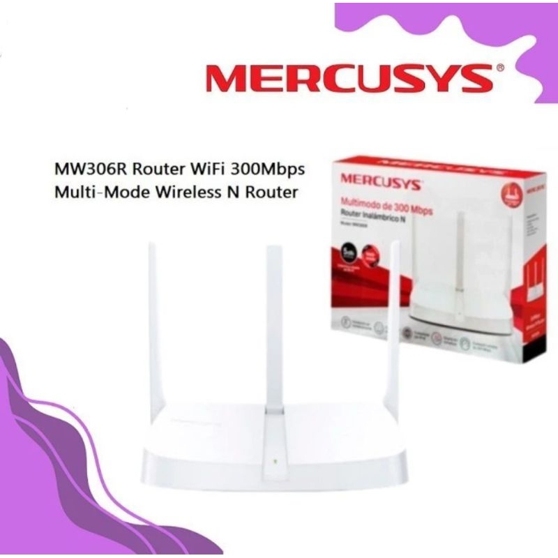 Jual Mercusys Mw306r 300mbps wireles N router | Shopee Indonesia