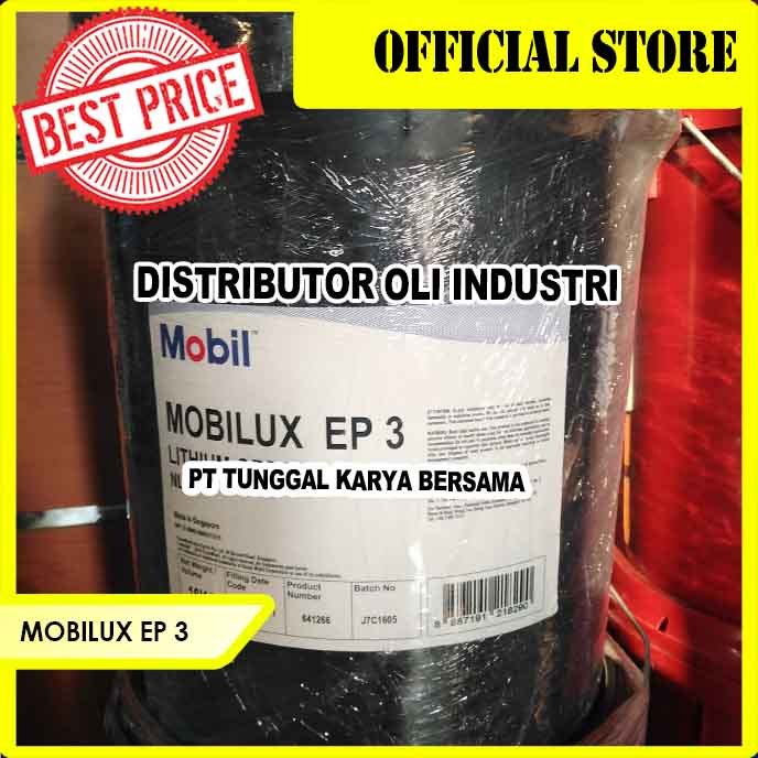 Jual MOBILUX EP 3 ( LITHIUM GREASE - 16 KG ) | Shopee Indonesia