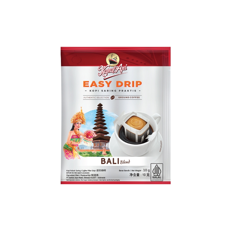 Jual KOPI KAPAL API DRIP BALI 5S x 10G | Shopee Indonesia