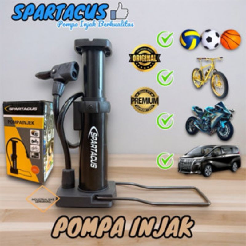 Jual (( POMPA INJAK )) SPARTACUS Pompa injek Berkualitas Pompa Sepeda ...