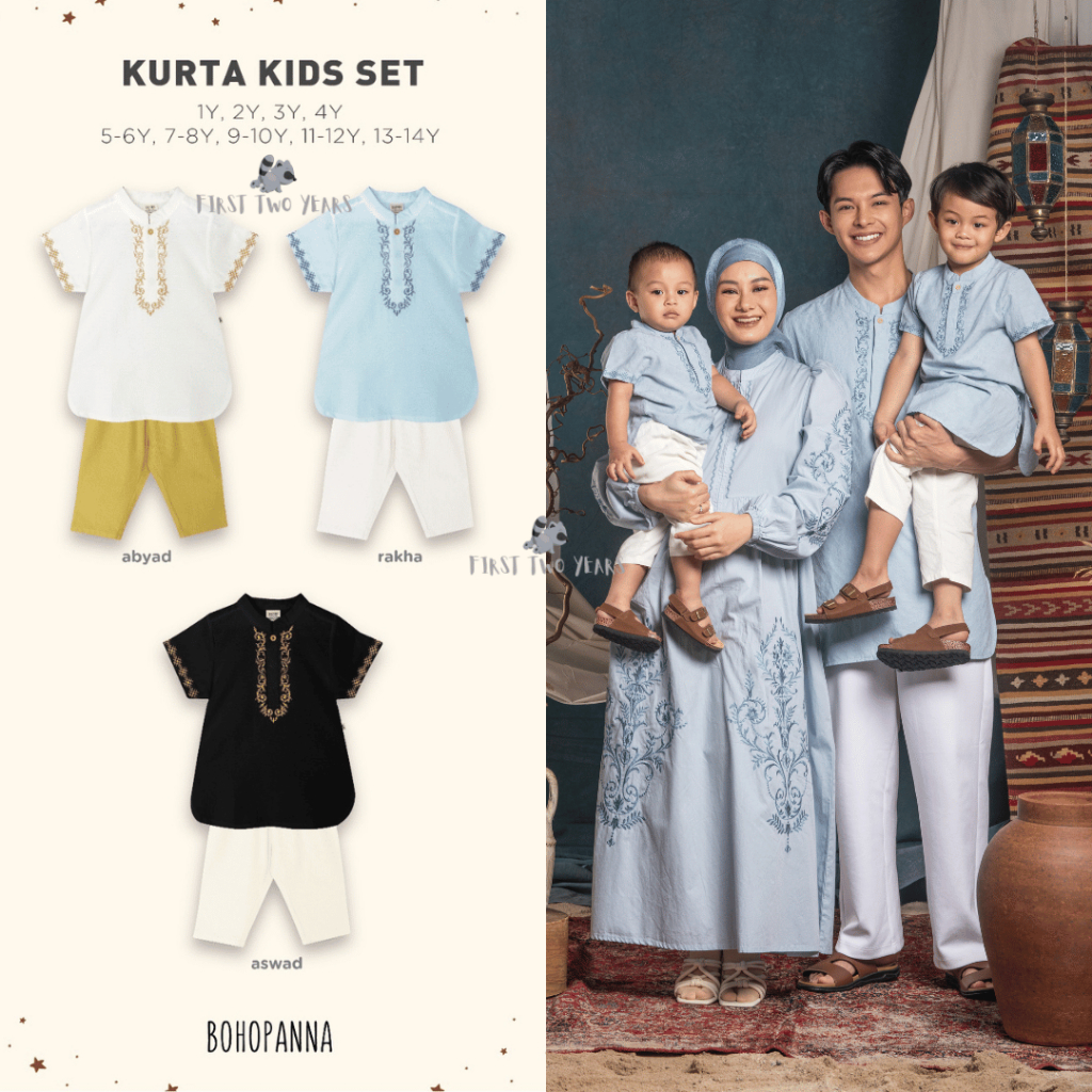 Jual Bohopanna - Kurta Kids Set / Ramadhan Raya Lebaran Collection Baju Koko Anak | Shopee Indonesia