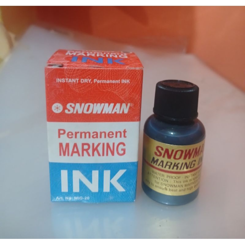 Jual Tinta Permanen MARKING( snowman) | Shopee Indonesia