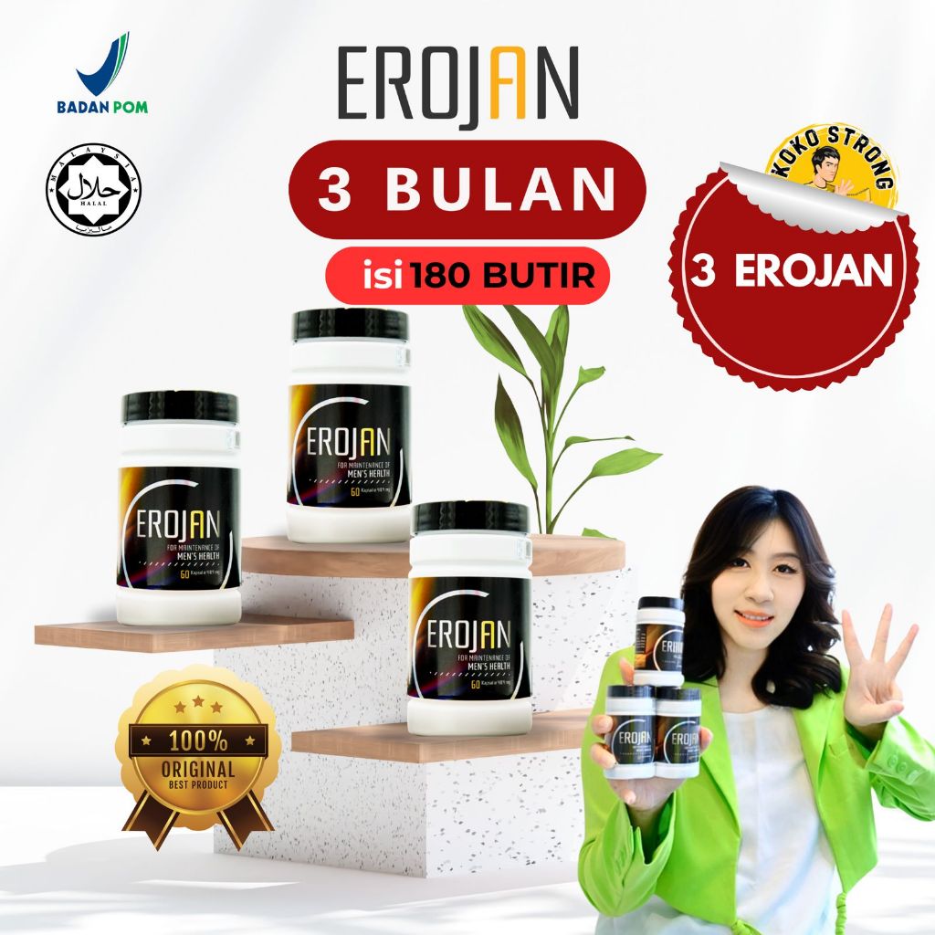 Jual Erojan Original - HALAL dan BPOM - Testosteron Alami - untuk ...