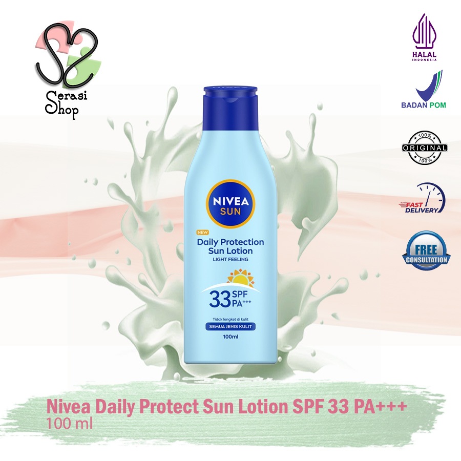 Jual Nivea sunscreen / Sunblock nivea / Nivea Body Lotion Daily ...