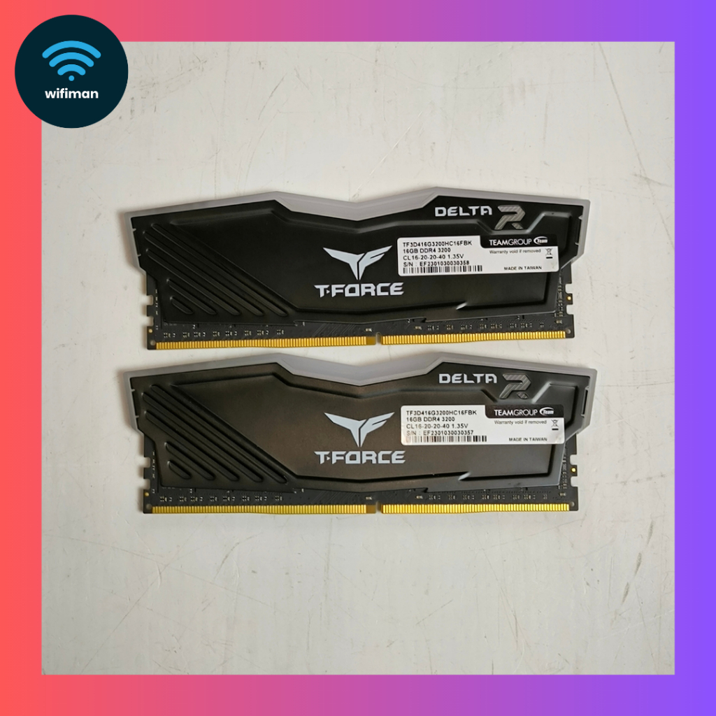 Jual Team Delta 2x8 GB DDR4 3200 MHz Black - RAM PC Desktop 16 GB 2x8GB ...