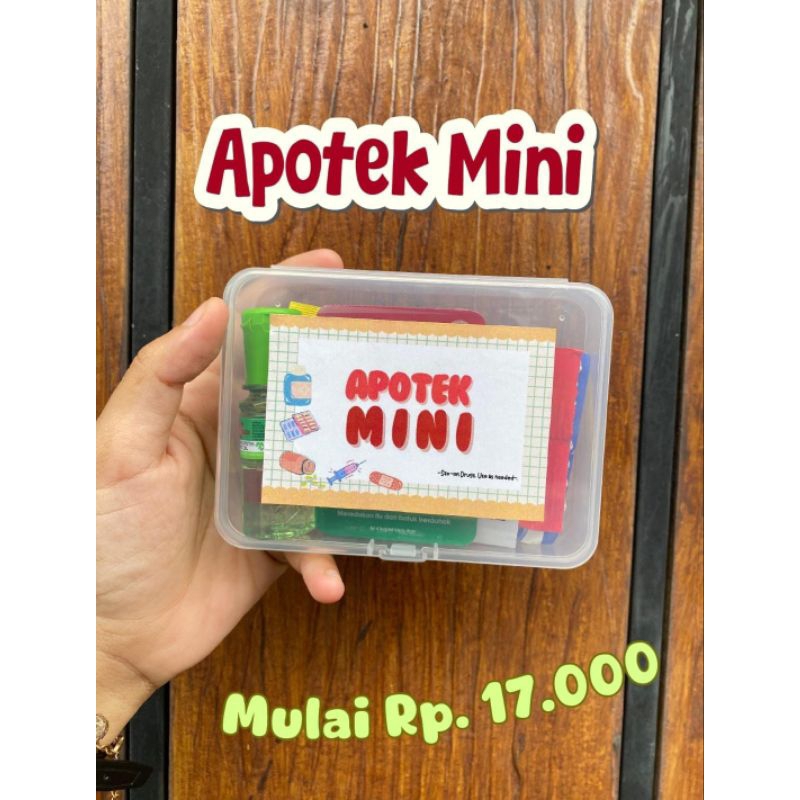 Jual APOTEK MINI | KOTAK OBAT | P3K | HADIAH UNTUK PACAR | Shopee Indonesia