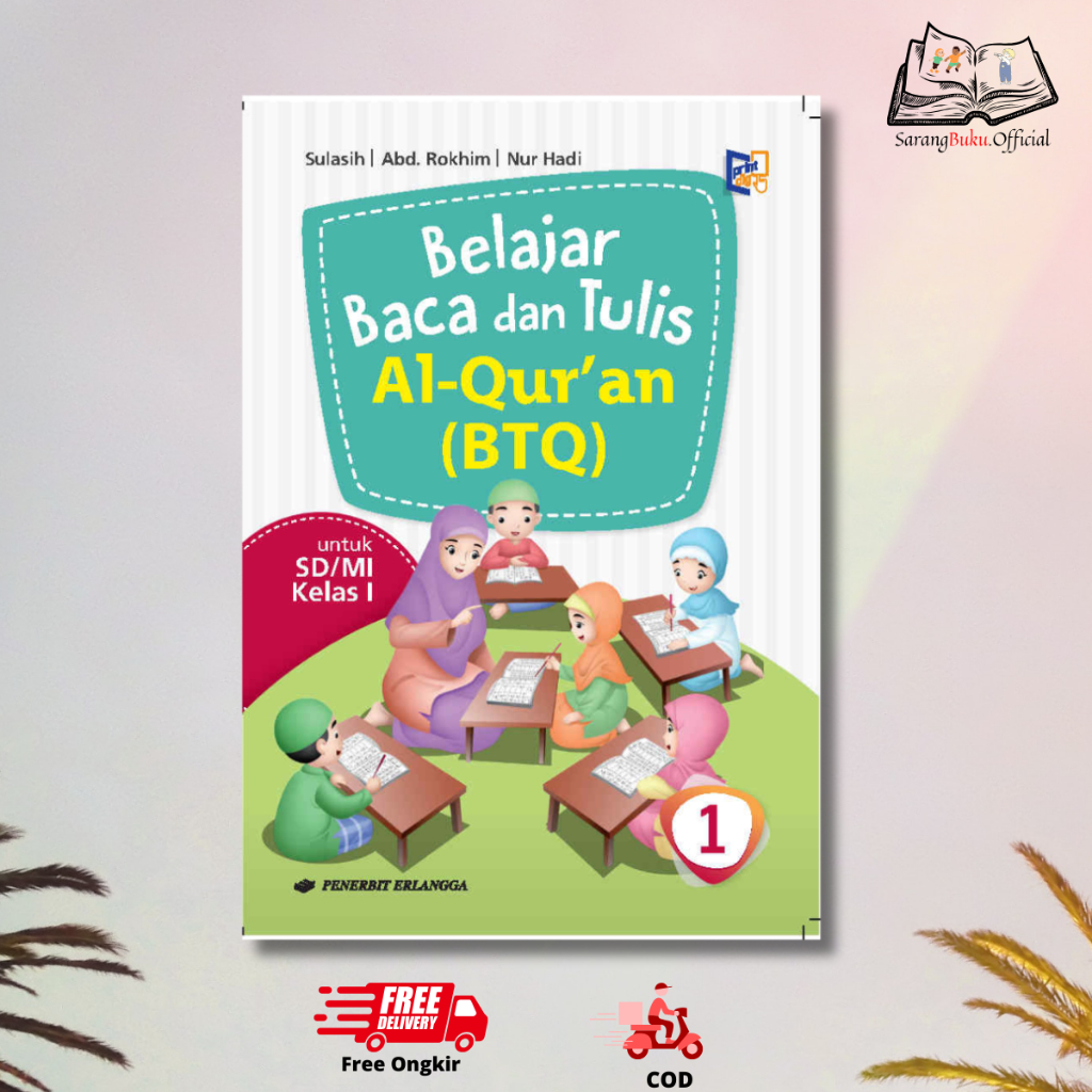 Jual IK6 Buku BTQ (Baca dan Tulis Al-Qur'an) SD/MI KLS.1, 2, 3, 4, 5 ...