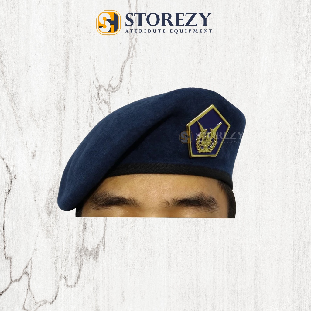 Jual Baret TNI AU + Emblem (Camel) | Shopee Indonesia