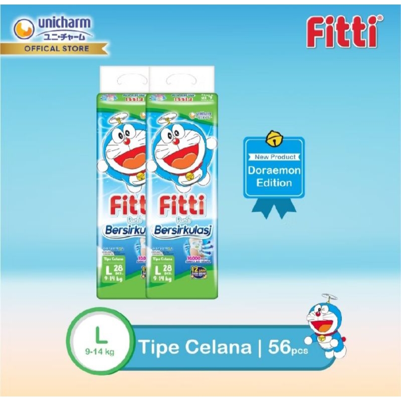 Jual FITTI Pants - L 28 - Popok Celana - 2 Packs Kemasan Baru I ...