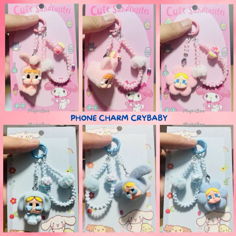 Jual PHONE CHARM CRY BABY / KEYCHAIN CRYBABY READY | Shopee Indonesia