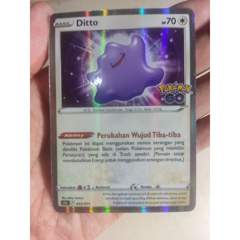 Jual Ditto 053/071 Kartu Pokemon Original | Shopee Indonesia