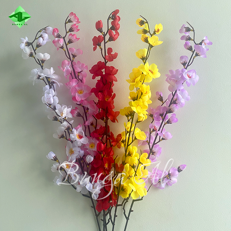 Jual bunga sakura artificial hiasan dekorasi wedding bunga plastik ...