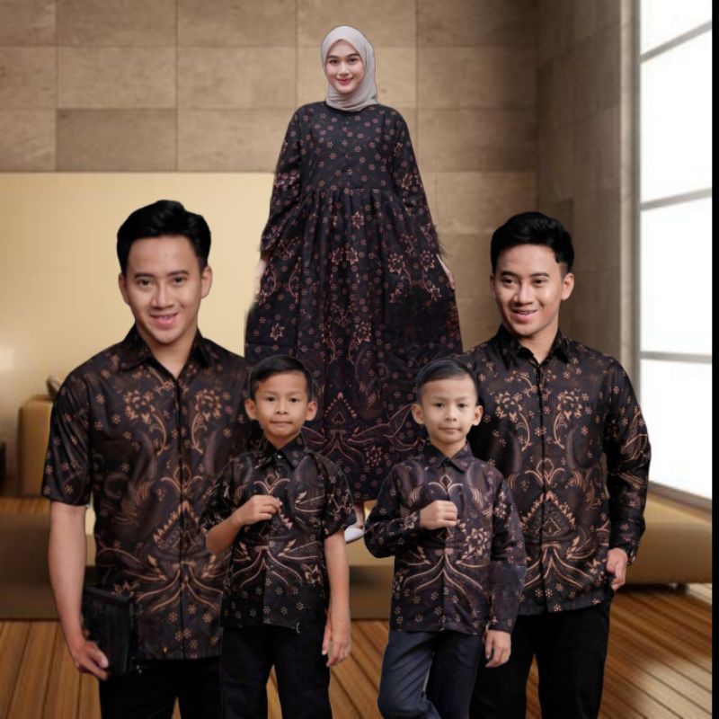 Jual Batik couple keluarga / batik couple pasangan motif Sentani batik ...