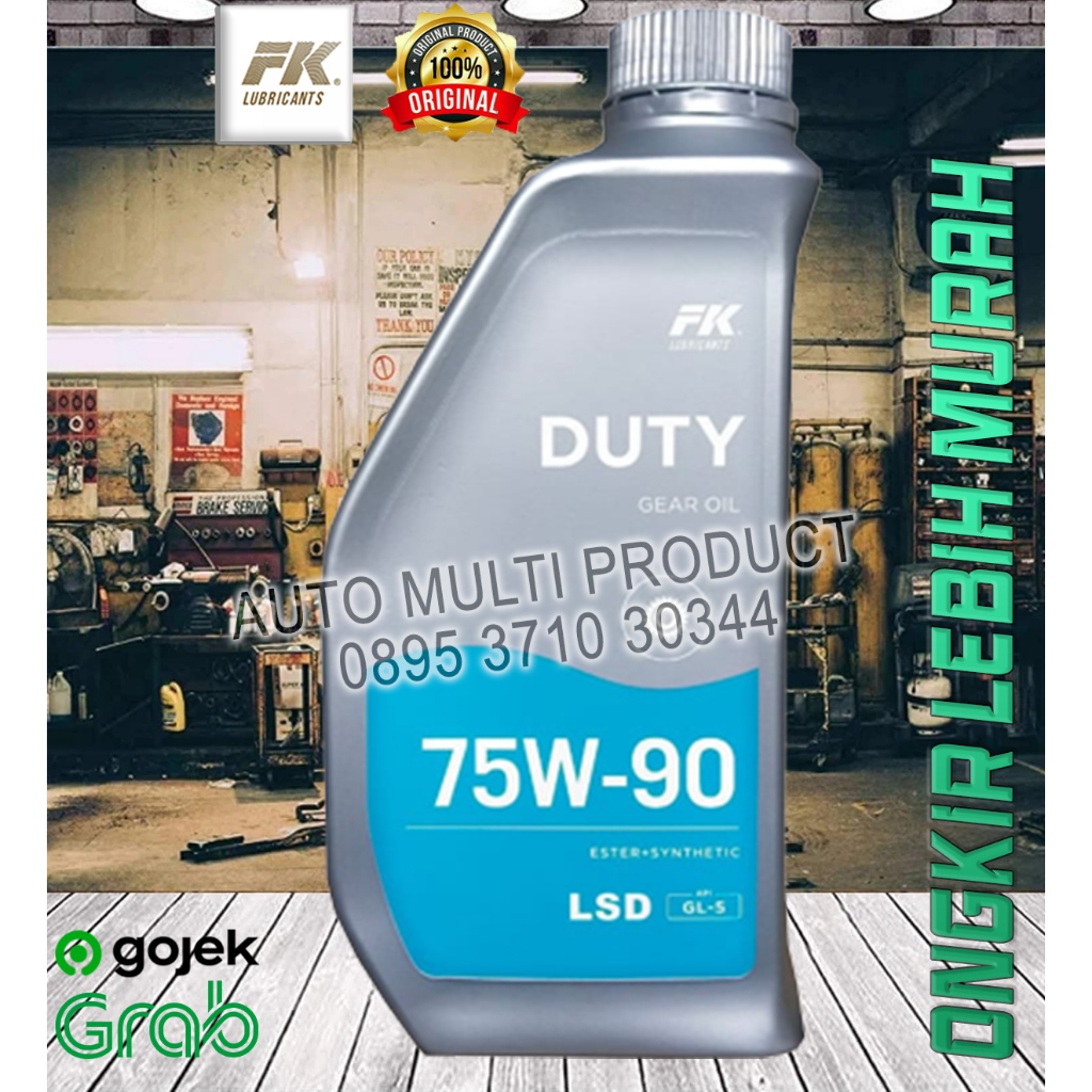 Jual OLI, OLI FK, MOBIL, MOTOR, GARDAN, DUTY LSD GEAR 75W90 GL-5, 1 LITER | Shopee Indonesia