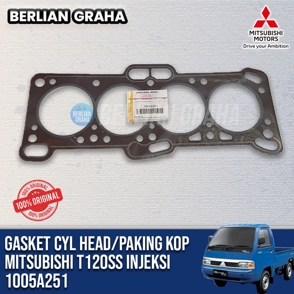 Jual Paking Kop Gasket Cylinder Head T120ss Injeksi Original Mitsubishi | 1005A251 | Shopee ...