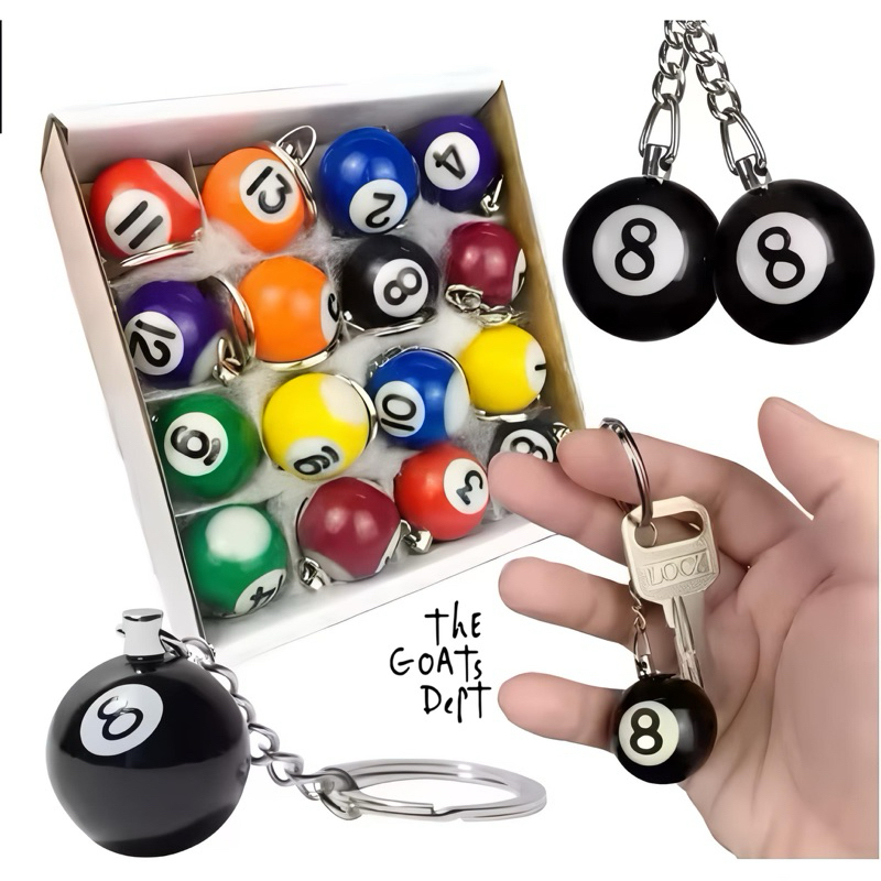 Jual The Goats Dept - Bilyard Ball Original Keychain / tgd1204 bola ...